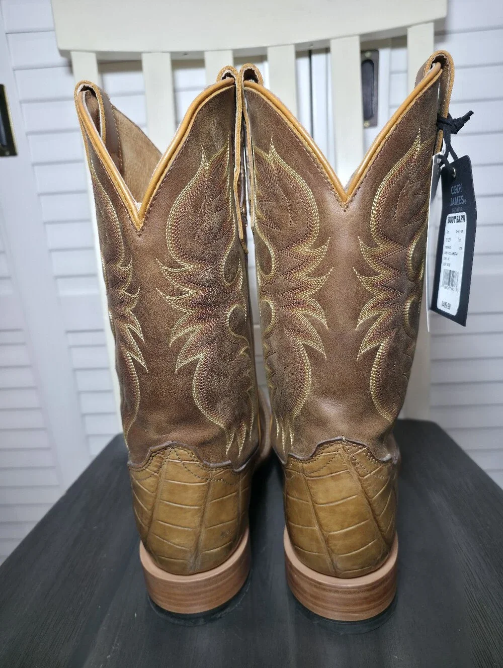 Cody James | Shoes | Cody James Caiman Cognac Western Boots Broad ...